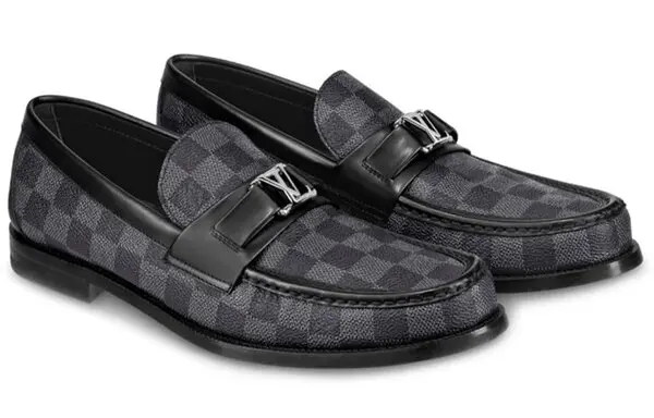 LOUIS VUITTON Major Loafers - Grey/black