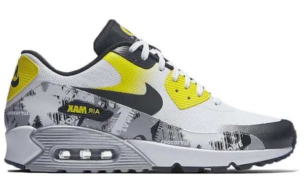 Nike Max 90 Ultra 2.0 Athletic Sneakers - White/black/white