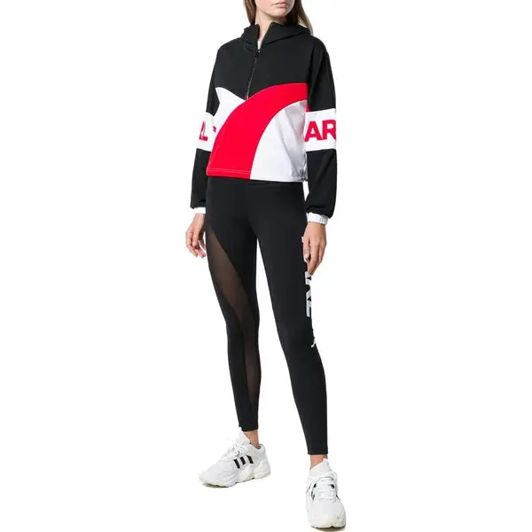 PUMA X Karl Lagerfeld Color Block Half-zip Hoodie