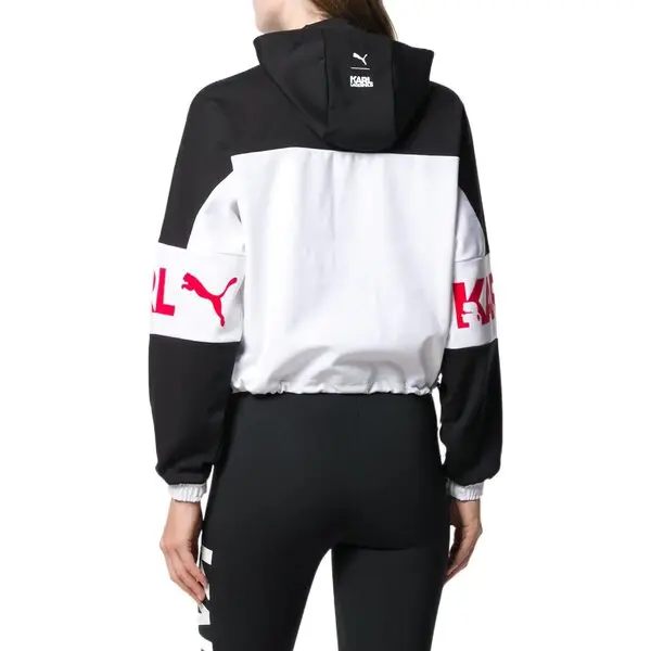 PUMA X Karl Lagerfeld Color Block Half-zip Hoodie