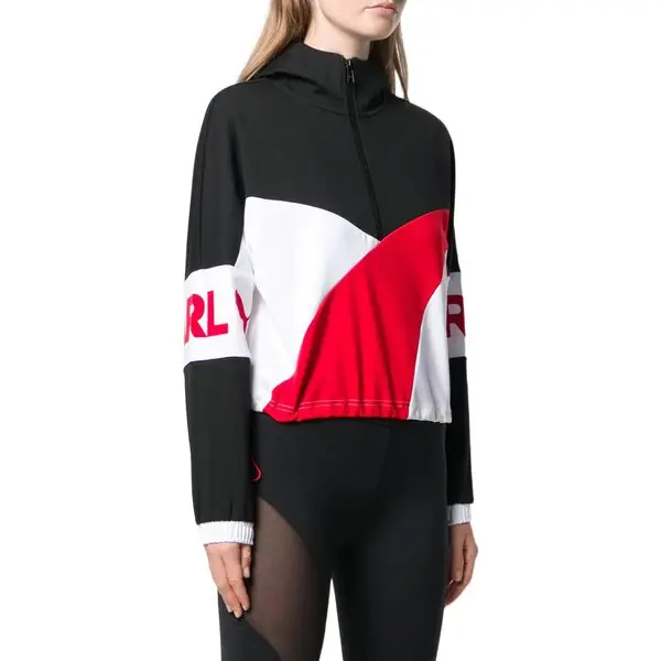 PUMA X Karl Lagerfeld Color Block Half-zip Hoodie