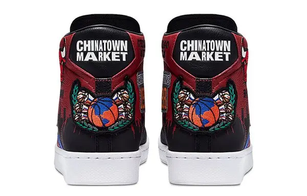 CONVERSE Chinatown Market X Pro Leather High 'bulls Championship Jacket