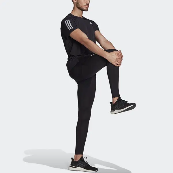 Adidas Own The Run Casual Sports Tight Gym Pants Black