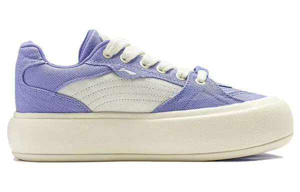 LI-NING Puff Platform Sneakers - Purple/beige