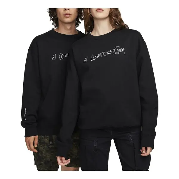 Nike Therma-fit Fleece Crew - Black/multi-color