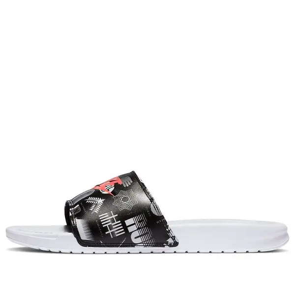 Nike Benassi Jdi Print Slides - White/black