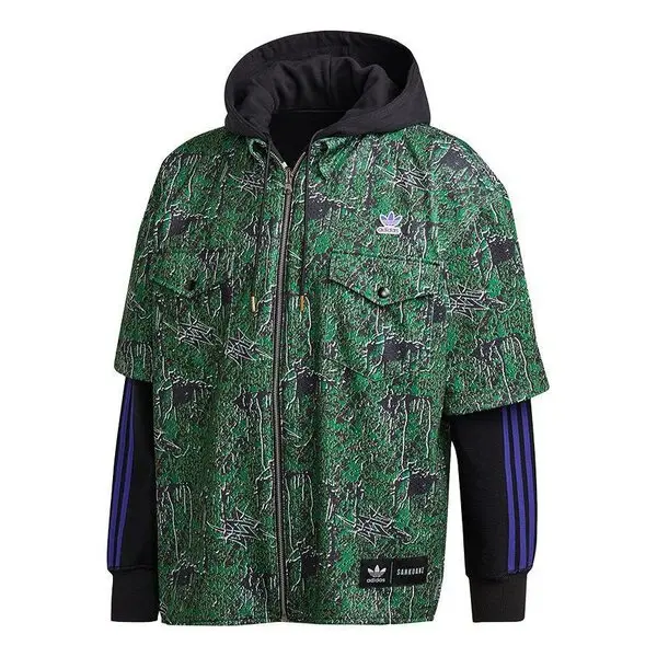 Adidas Originals Graphic Zip-up Hoodie - Default Color