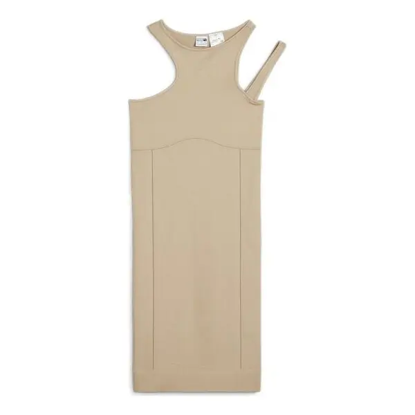 PUMA Dare To Muted Motion" Ribbed Midi Dress