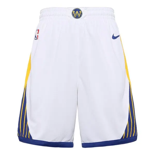 Nike Golden State Warriors Nba Swingman Basketball Shorts - White
