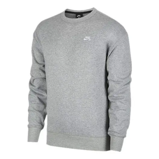 Nike Skateboard Round Neck Pullover Dark Grey - Gray