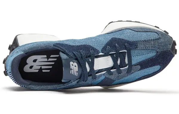 NEW BALANCE 327 "denim" Sneakers - Indigo/white/black