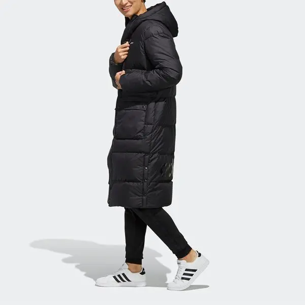 Adidas Neo High Collar Long Down Jacket
