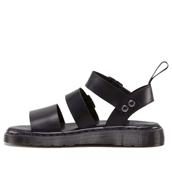 Dr. Martens Gryphon Brando Leather Gladiator Sandals - Black