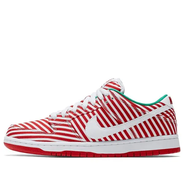 Nike Dunk Low "candy Cane" Sneakers - Red