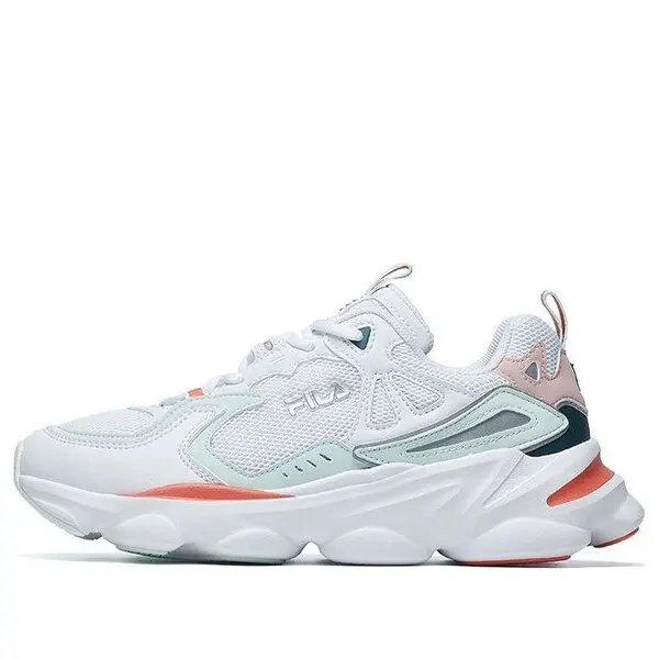 FILA Skipper Captain Retro Sneakers - Whitegreenorange
