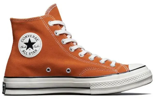 CONVERSE Chuck 70 Hi High Top Sneakers - Orange/white