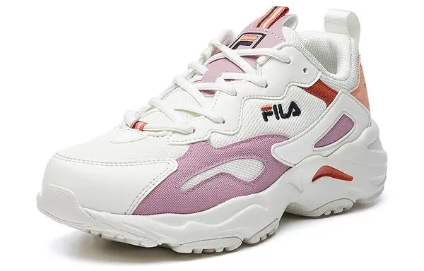 FILA Tracer Casual Sneakers - White/purple