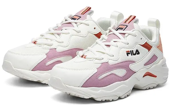 FILA Tracer Casual Sneakers - White/purple