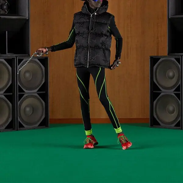 Gucci Jumbo Gg Canvas Puffer Vest
