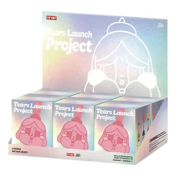 POP MART Crybaby Tears Launch Project Series Plush Pendant Sealed Case - Multi-color