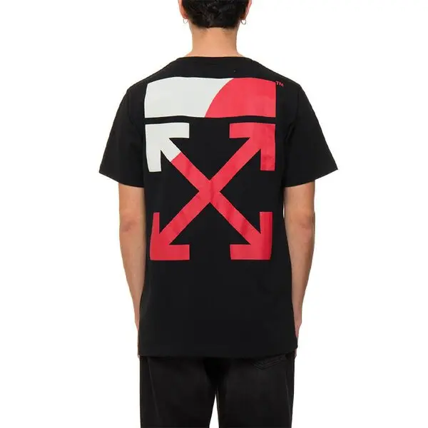 Off-White Back Arrow Printing Short Sleeve T-shirt