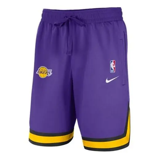 Nike Therma Flex Nba Los Angeles Lakers Basketball Shorts - Purple
