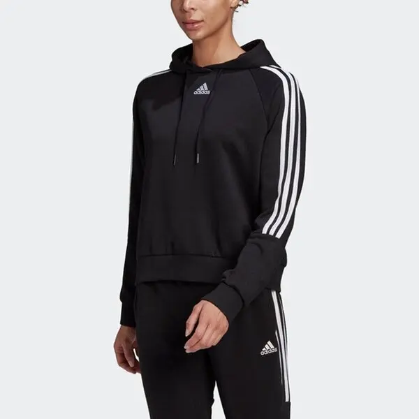 Adidas Cropped 3-stripes Hoodie