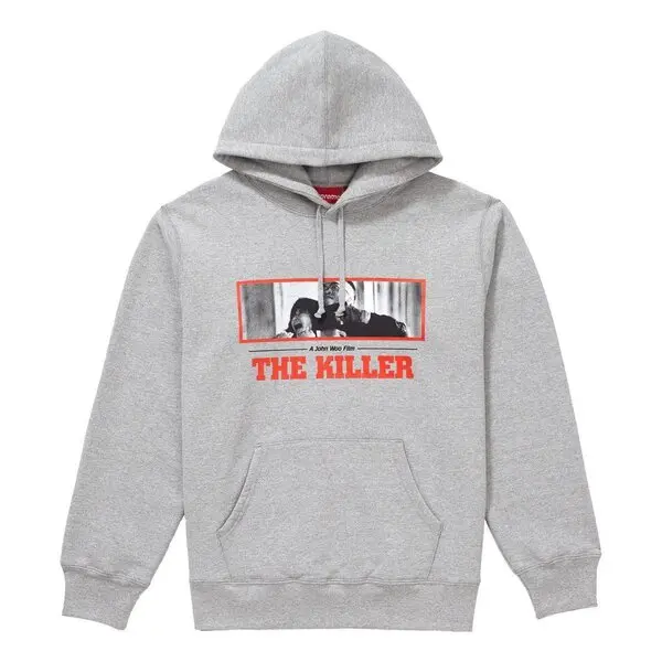 Supreme Fw18 The Killer Hooded Sweatshirt - Grey