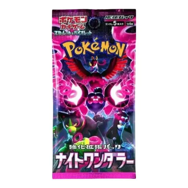 POKEMON Card Jp Scarlet & Violet Enhanced Expansion Pack 'night Wanderer - Multi-color