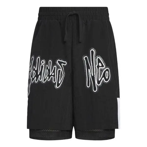 Adidas Neo Basketball Shorts - Black