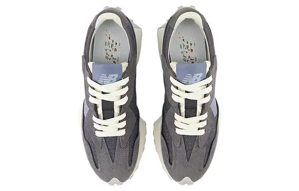 NEW BALANCE 327 Athletic Sneakers - Light Grey/blue