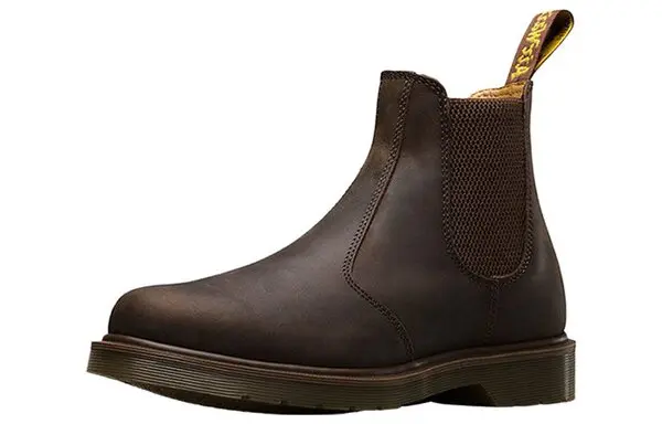 Dr. Martens 2976 Crazy Horse Leather Chelsea Boots - Brown