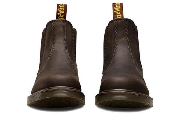 Dr. Martens 2976 Crazy Horse Leather Chelsea Boots - Brown