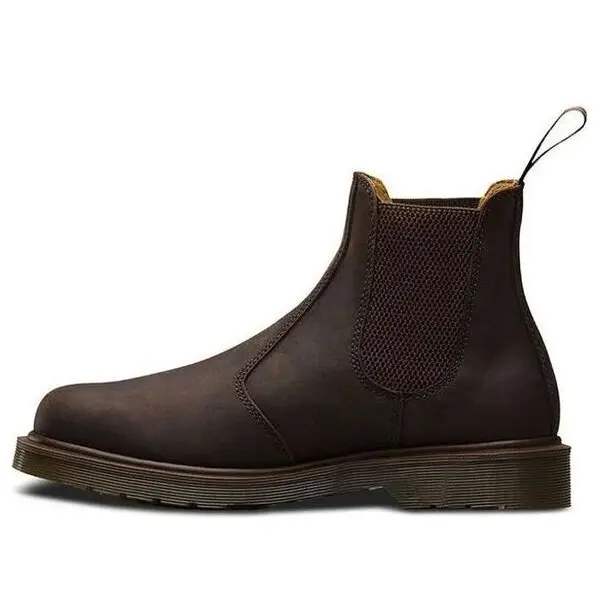Dr. Martens 2976 Crazy Horse Leather Chelsea Boots - Brown