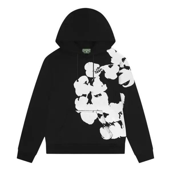 DENIM TEARS Big Cotton Wreath Sweatshirt - Black/white