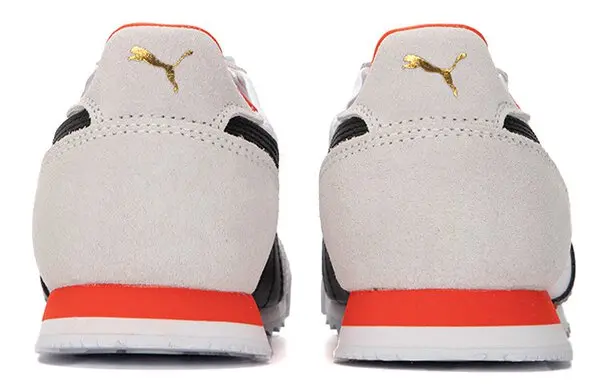 PUMA Roma Og Nylon Low Top Sneakers - White/black/orange