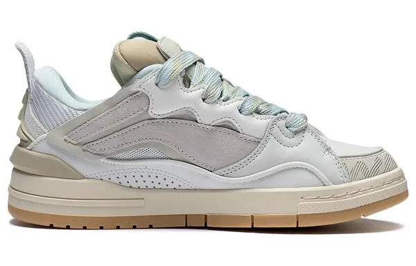 LI-NING Superwave Golden Grey Gum Sneakers - White/grey