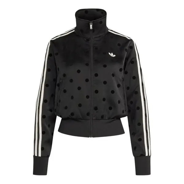 Adidas Satin Polka Dots Track Jacket