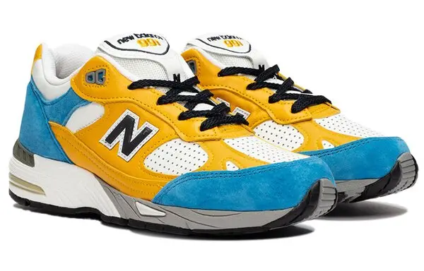 NEW BALANCE X Sneakersnstuff 991 Made In England - Blue/yellow