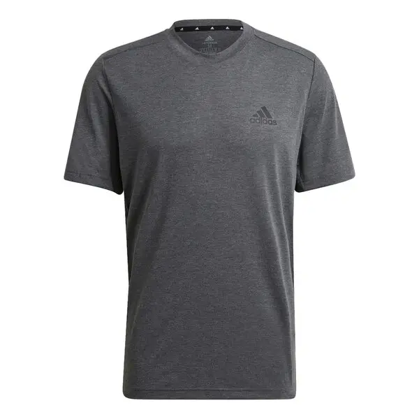 Adidas Aeroready Designed To Move Feelready Sport Tee 'dark - Grey