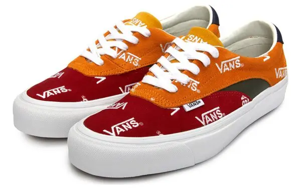 VANS Sk8-low Reissue Sneakers - Red/yellow