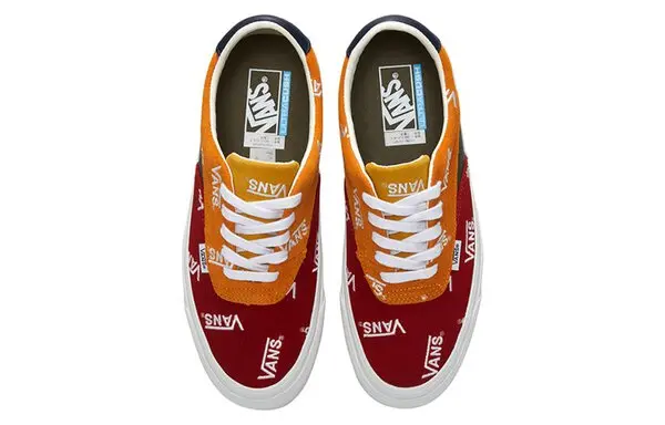 VANS Sk8-low Reissue Sneakers - Red/yellow