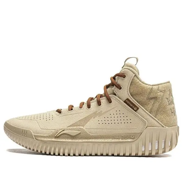 LI-NING X Aape Badfive 3 "wheat" High Top Sneakers