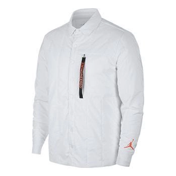 Nike As 23 Engineered Quilted Shacket - White/black