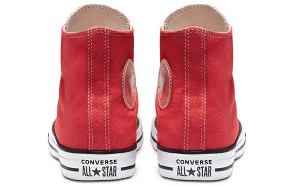 CONVERSE Chuck Taylor All Star Sucker Love Denim High Top Sneakers - Red