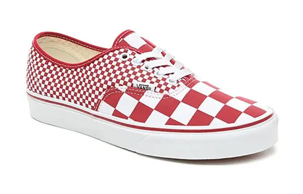 VANS Authentic "mix Checker" Sneakers - Red
