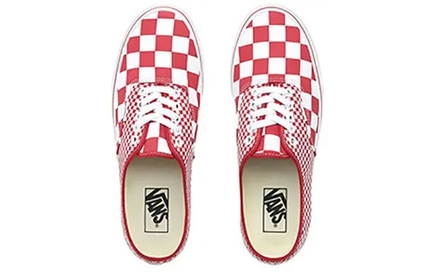 VANS Authentic "mix Checker" Sneakers - Red