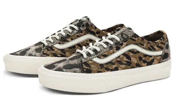 VANS Old Skool Low Top Print Sneakers - Leopard