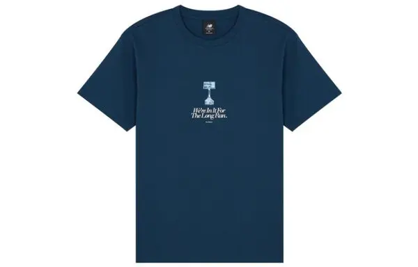 NEW BALANCE X Anb Brand Tee Asia Sizing 'blue White