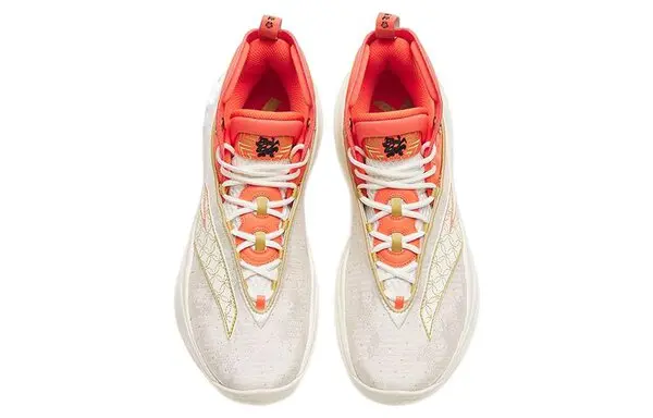 ANTA Klay Thompson High-top Sneakers - White/orange/red